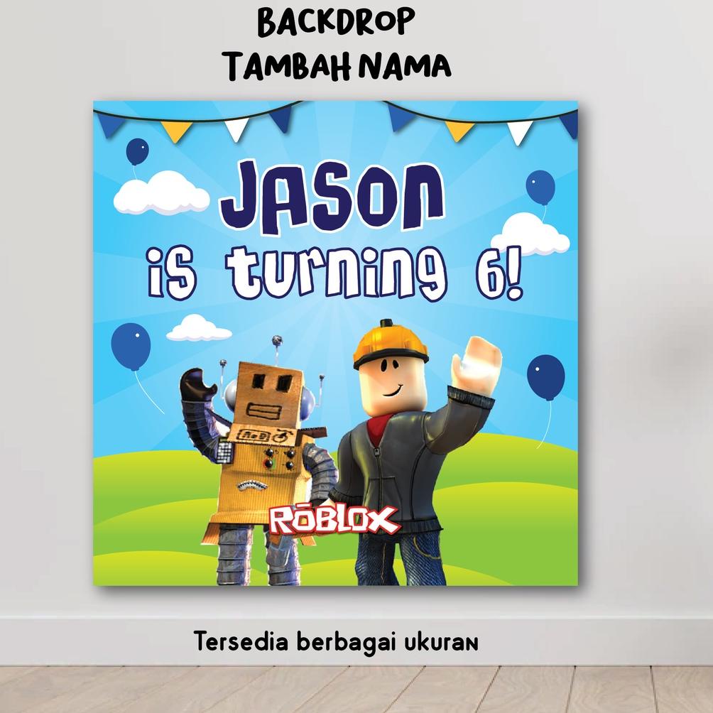 Jual BACKDROP ROBLOX BACKGROUND BANNER DEKORASI SPANDUK ROBLOX HAPPY ...