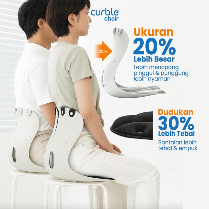 Jual CURBLE CHAIR GRAND - Kursi Penopang Badan Made In Korea | Shopee Indonesia