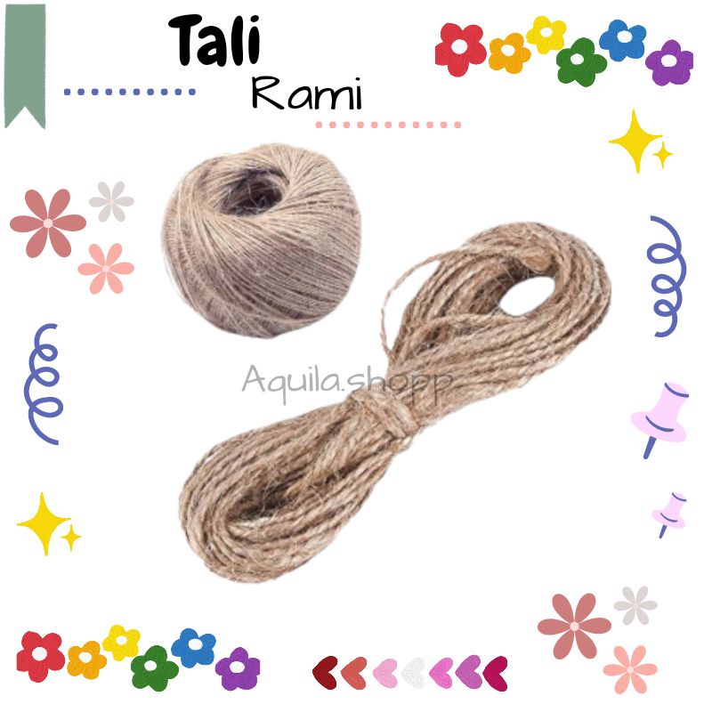Jual TALI RAMI / TALI FOTO POLAROID / TALI RAMI KARUNG GONI | Shopee ...