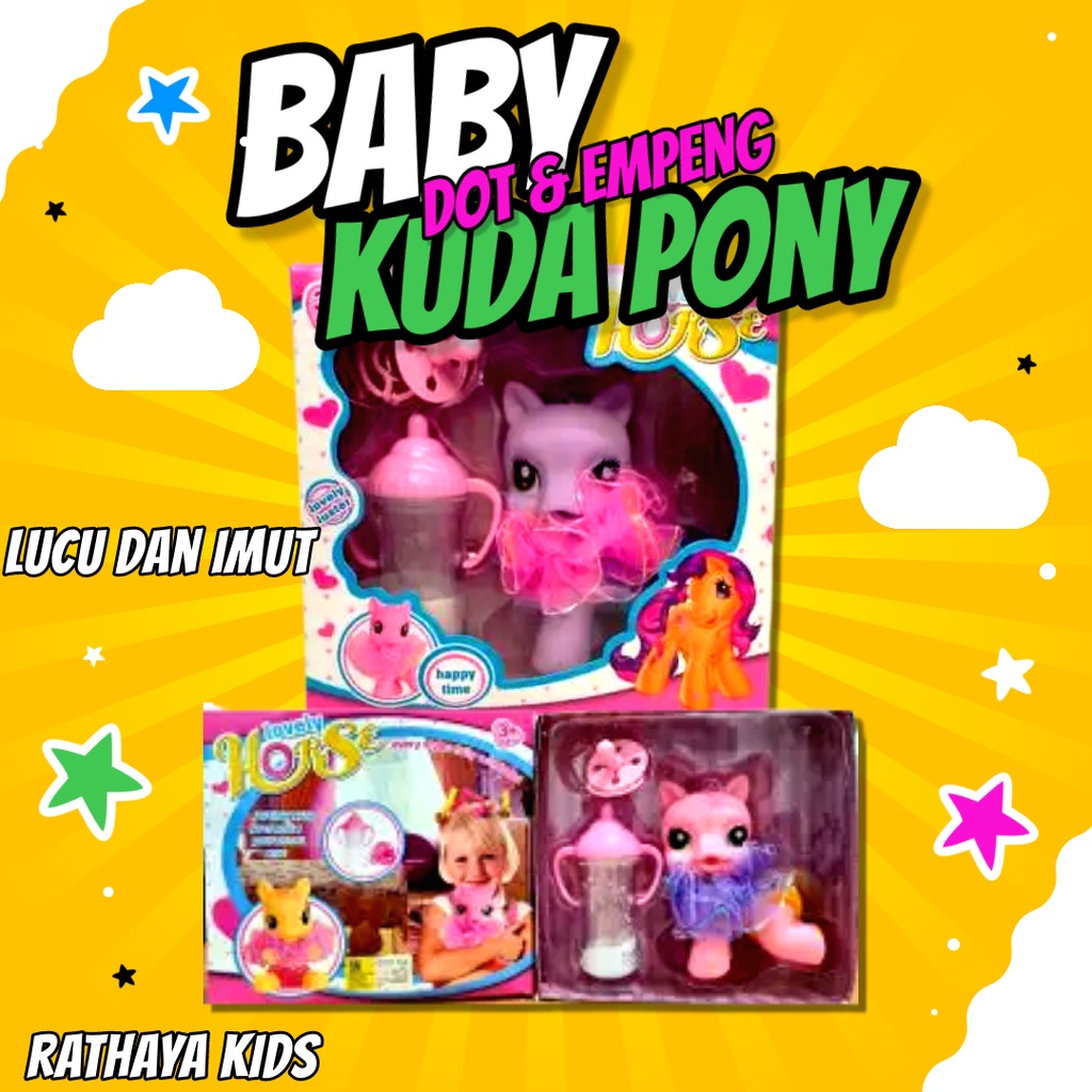 Jual kuda poni mainan anak perempuan lovely horse my little pony mulai ...