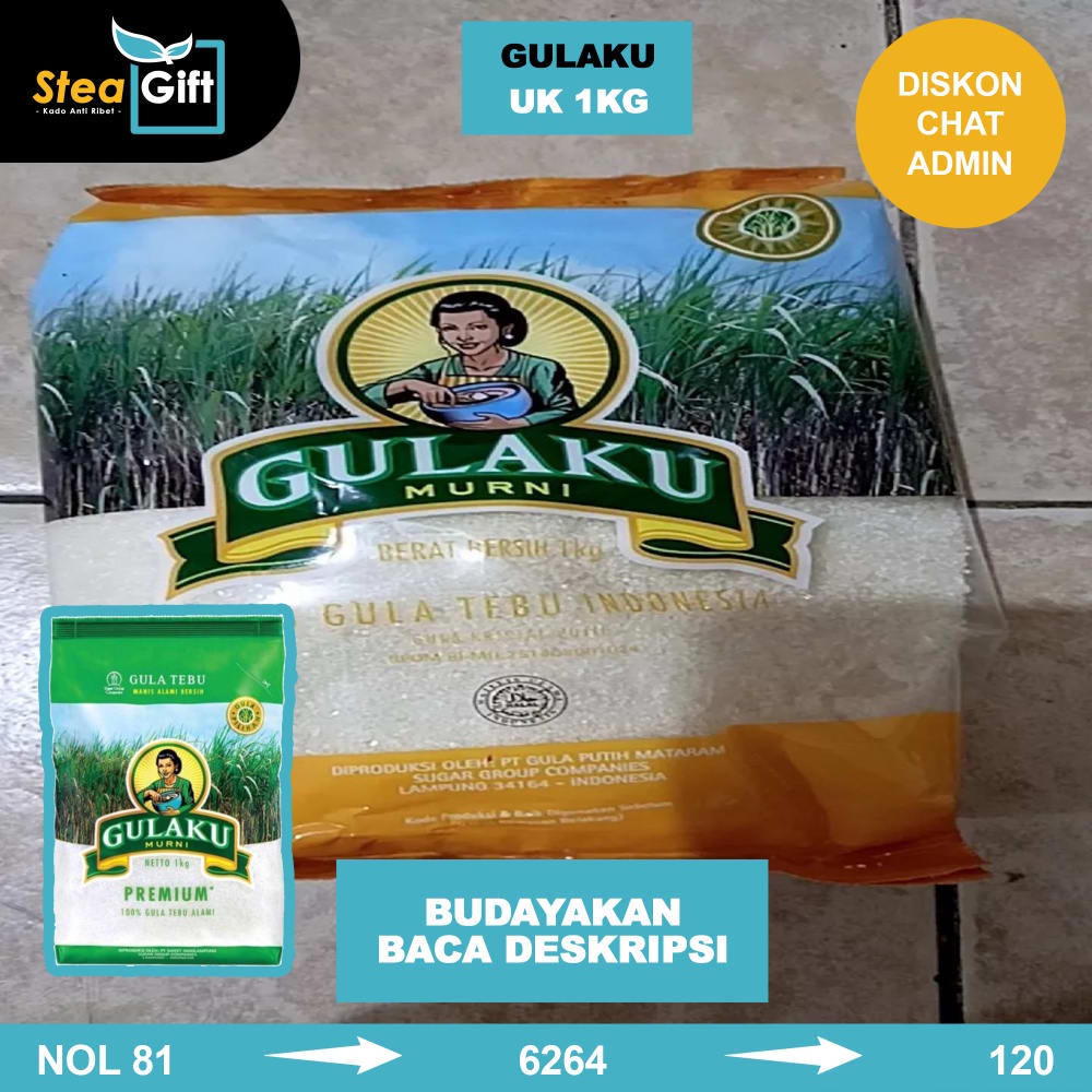 Jual GULA PASIR 1KG GULA KEMASAN GULAKU GULAKU PREMIUM ROSE BRAND GULA ...