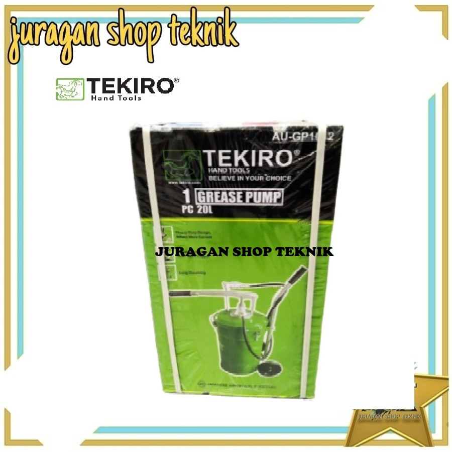 Jual TEKIRO Hand Grease Pump 20L Pompa Gemuk Tangan 20 L 20 Liter ...