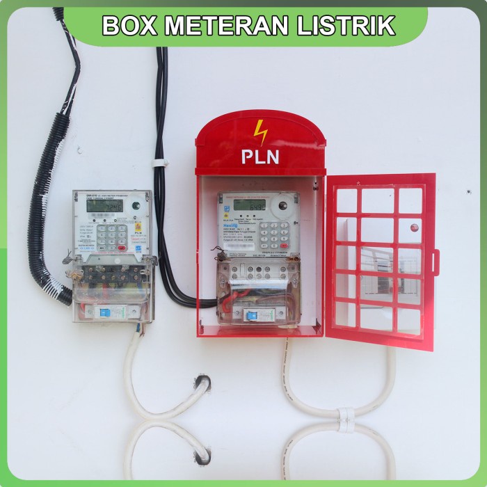 Jual Kotak Meteran Listrik Kwh Meter Token Prabayar Kecil Bahan Akrilik ...