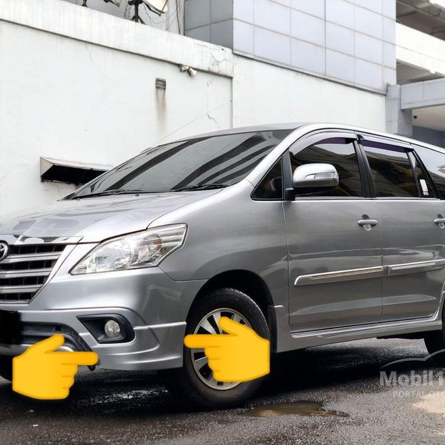 Jual BODY KIT Bodykit Spoiler Bumper bemper depan innova Luxury ...