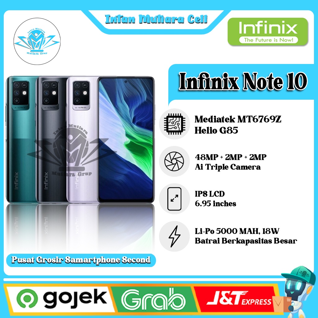 Jual Infinix Note 10 Ram 4 Rom 64GB (SECOND) | Shopee Indonesia