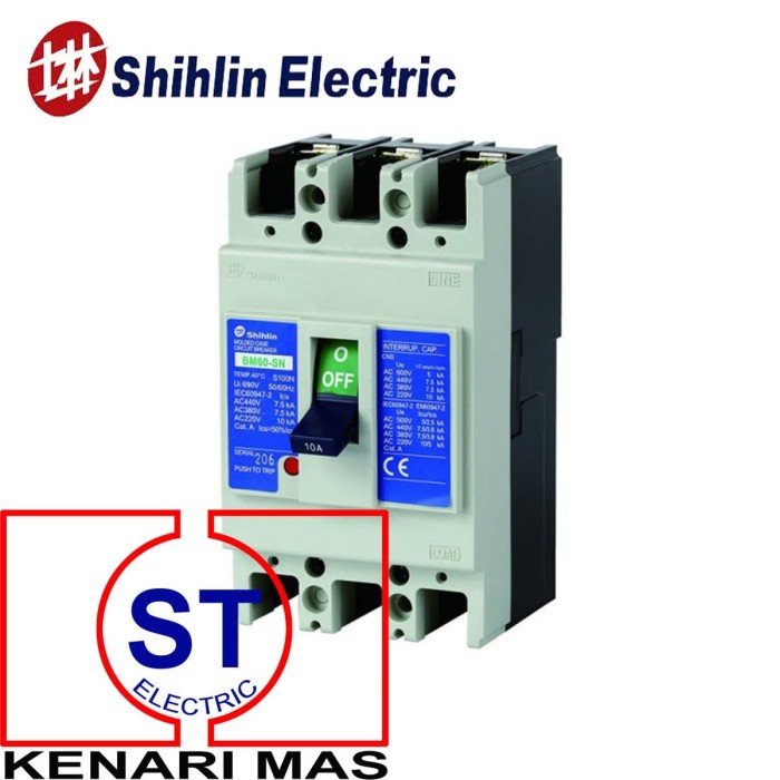 Jual Murah!! MCCB Shihlin BM60-SN 3x40A BM60SN 3P40A Shihlin BM60 SN | Shopee Indonesia