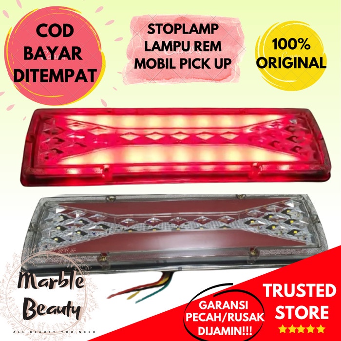 Jual New Lampu Stop Lamp Led Rem Parkir Belakang Stoplamp Mobil Truk ...