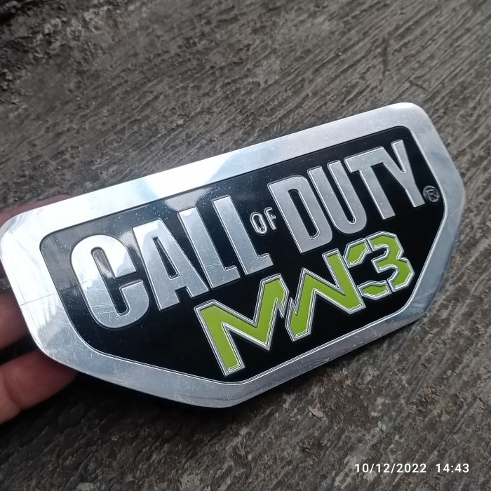 Jual sticker alumunium CALL OF DUTY MW3 JEEP JK WRANGLER RUBICON emblem ...