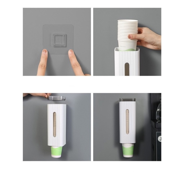 Jual HT-PAPER CUP DISPENSER - TEMPAT GELAS - HOLDER GELAS - RAK GELAS ...