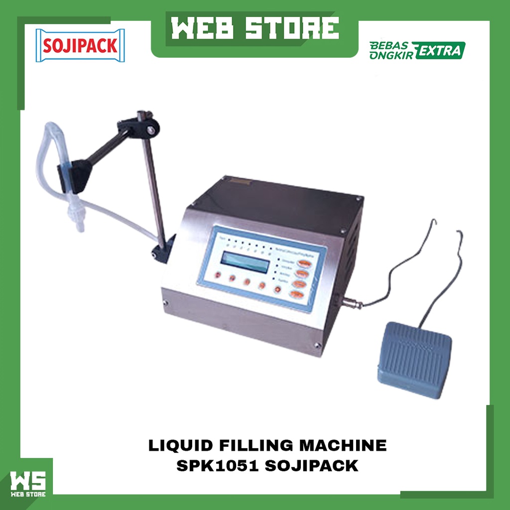 Jual Liquid Filling Machine Mesin Pengisi Cairan Botol Isi SPK1051 SOJIPACK | Shopee Indonesia