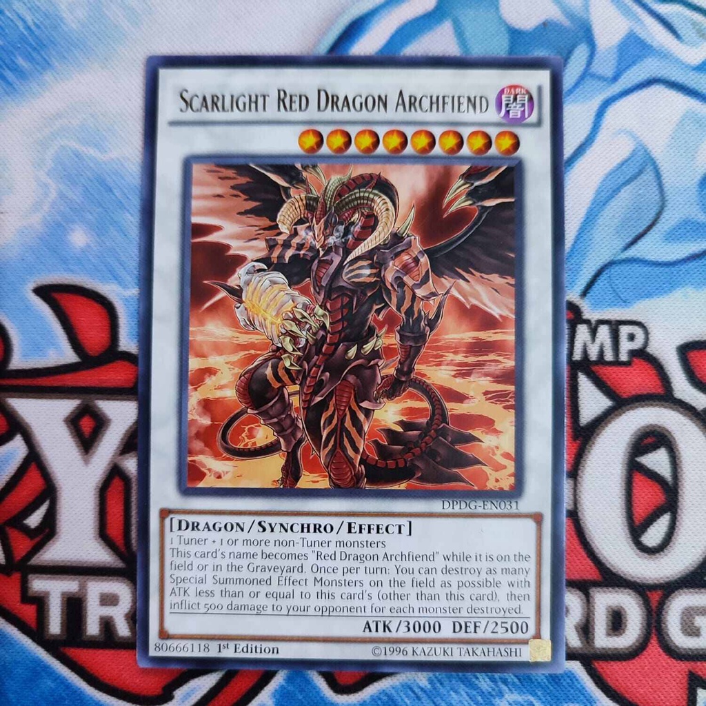 Jual yugioh scarlight red dragon archfiend DPDG rare 1st original ...