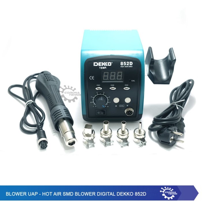 Jual Blower Uap - Hot Air SMD Blower Digital Dekko 852D star | Shopee ...
