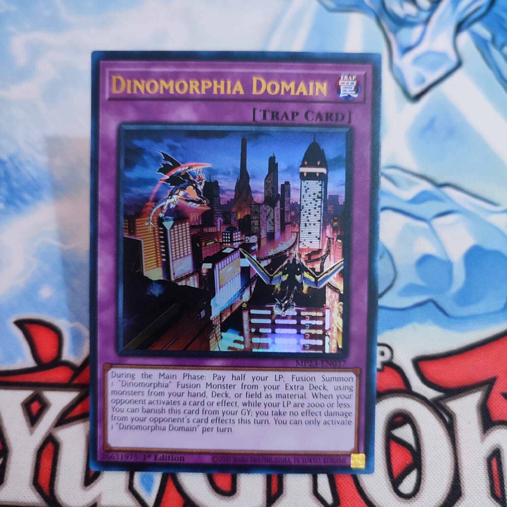 Jual yugioh dinomorphia domain MP23 ultra rare 1st original | Shopee ...