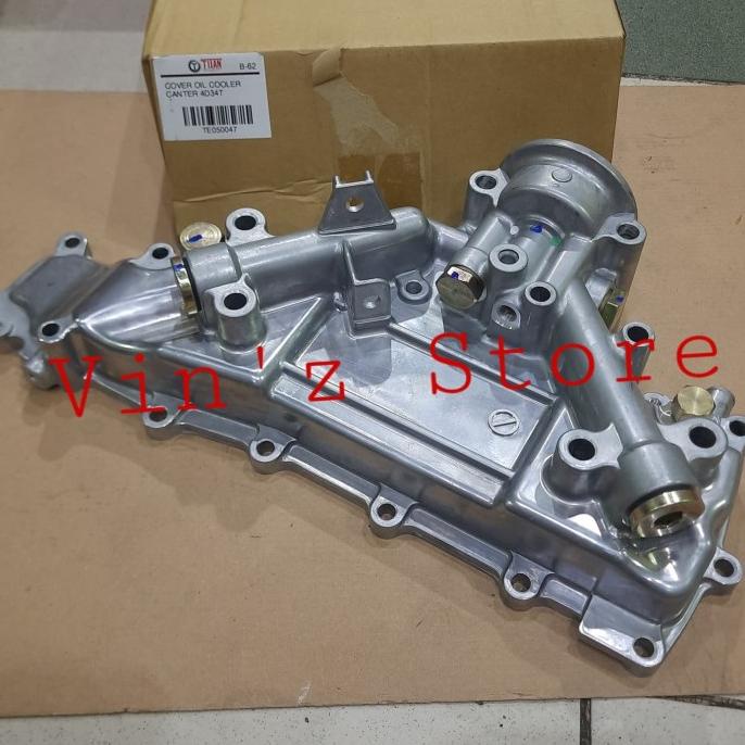 Jual COVER OIL COOLER MITSUBISHI CANTER PS 125 T PS 135 T ASLI TITAN ...