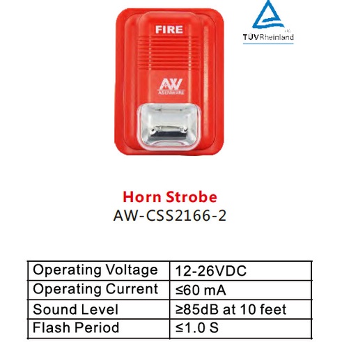 Jual Thresba Asenware Conventional Horn Strobe / Sounder Beacon / Sirene Fire Alarm | Shopee ...