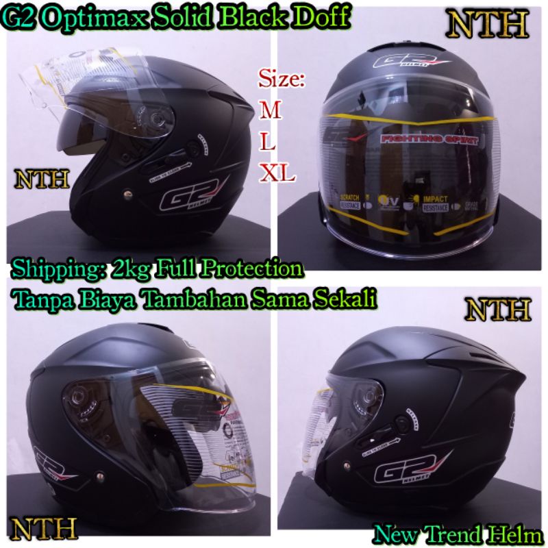 Jual Helm G2 Optimax Original double Visor.G2 Helmet | Shopee Indonesia