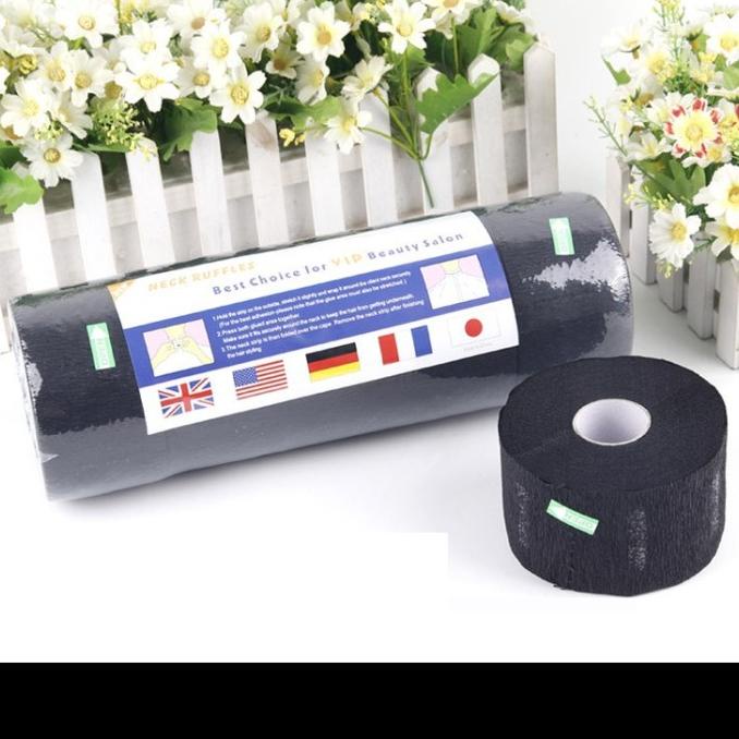 Jual JJ Neck Paper Hitam Tisu Leher Barber 100 lembar/roll ORIGINAL ...