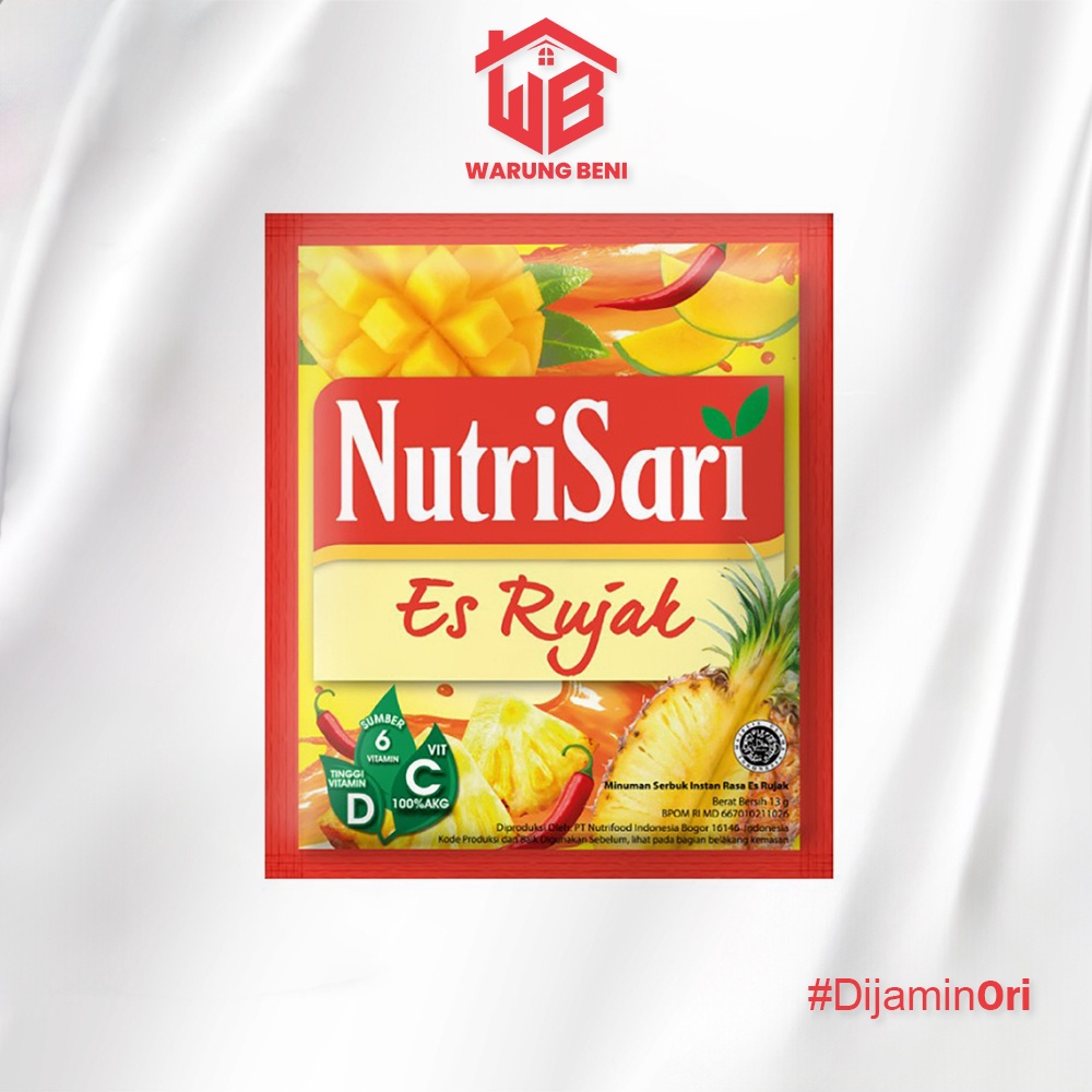 Jual NutriSari Es Rujak - Minuman Segar Bervitamin (40 Sachet) | Shopee ...