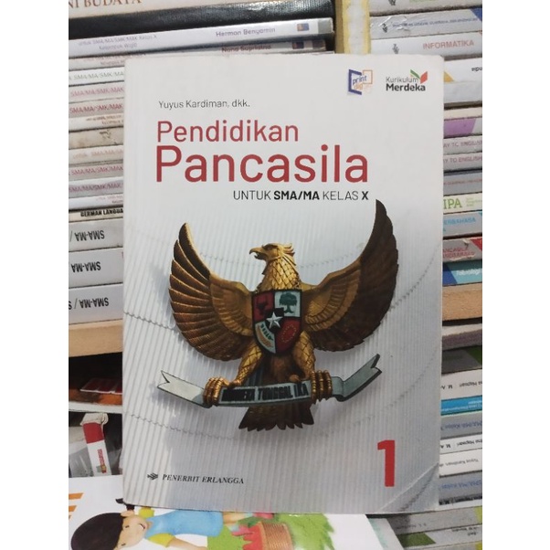 Jual buku ppkn/pendidikan pancasila untuk kelas 10/X/1 sma/ma erlangga kurmer kurikulum merdeka ...