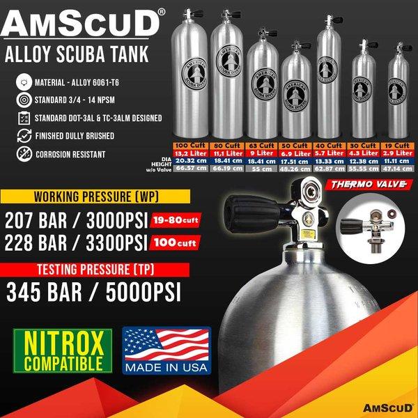 Jual TABUNG SELAM ATAU TABUNG SCUBA ATAU TANK DIVE 80 CUFT 11.1 LITER ...