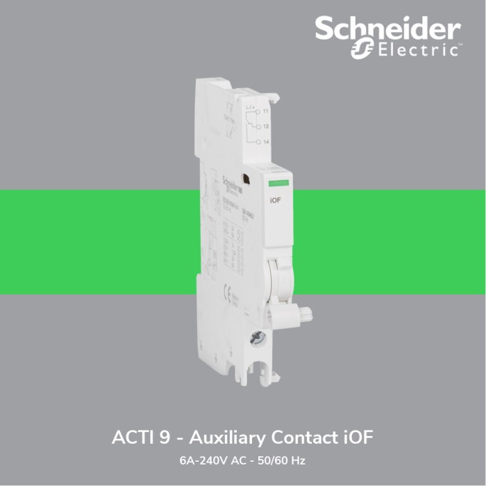 Jual Schneider Acti9 Auxiliary Contact Open Close Iof - A9A26924 | Shopee Indonesia