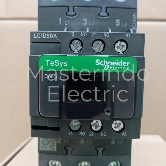 Jual Ori Kontaktor Schneider Lc1D50Am7 Lc1D50M7 220Vac Coil 3 Phase ...