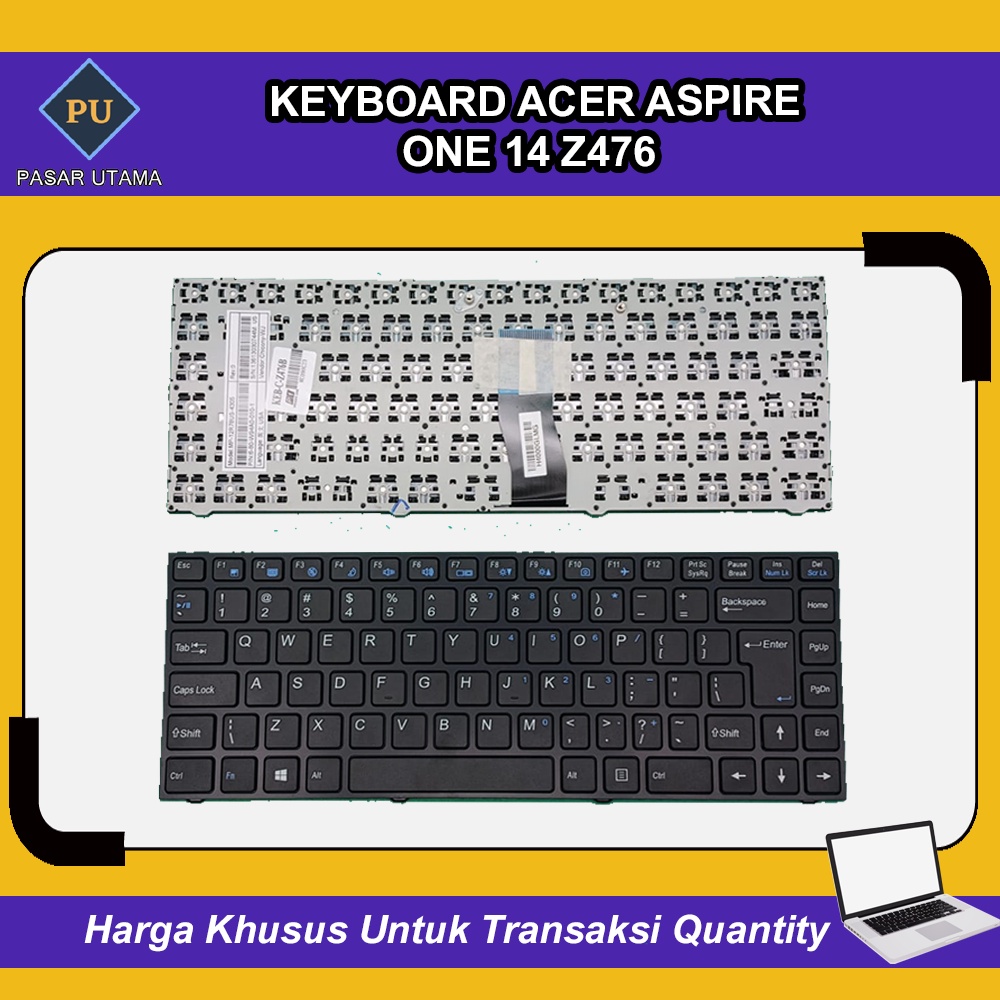 Jual Keyboard Laptop Acer Aspire One 14 Z476 | Shopee Indonesia