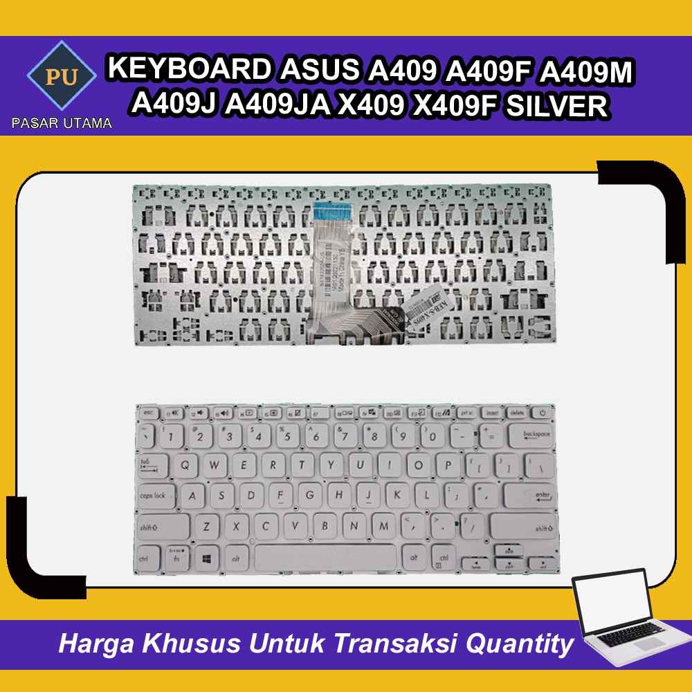 Jual Keyboard Laptop Asus Vivobook 14 X409 x409fa-ek55t S14 S430 A430 ...