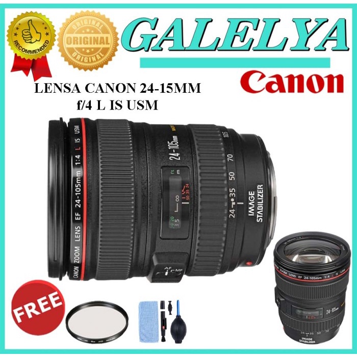 Jual LENSA Canon EF 24-105mm f/4L IS USM/EF 24-105mm f/4L IS USM | Shopee Indonesia