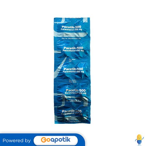 Jual PACETIK 500 MG STRIP 10 KAPLET | Shopee Indonesia