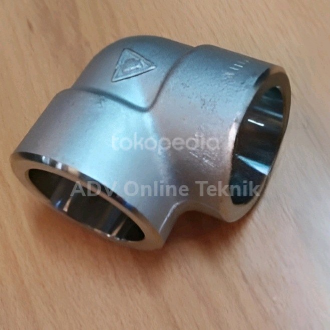 Jual Original Elbow 1 1/2 Inch Socket Class 3000 Ss304 Weld Bisa Gojek ...