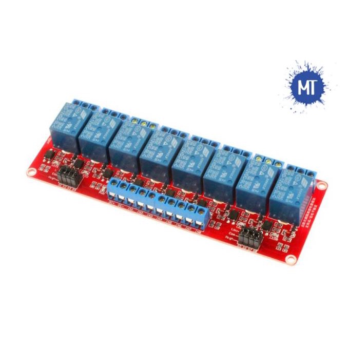 Jual Relay module optocoupler isolation 8 channel (1511) - | Shopee Indonesia