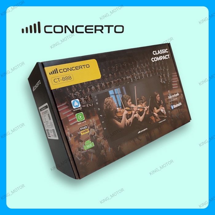 Jual Baru Head Unit Android 9 Inch Concerto Classic Compact Ct-888 Ram ...