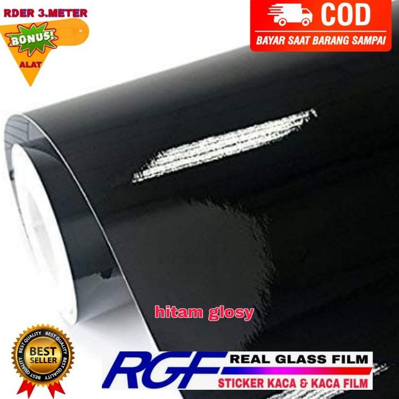 Jual STICKER HITAM GLOSY STIKER MOTOR MOBIL STIKER BACKGROUND AQUARIUM ...