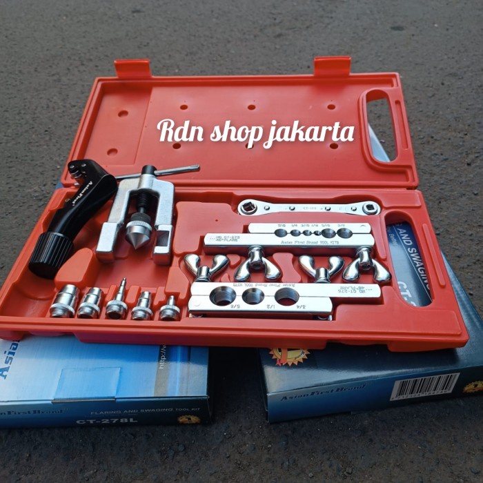 Jual [Original] Flaring And Swaging Tool Kit Asian First Brand Set 10 ...