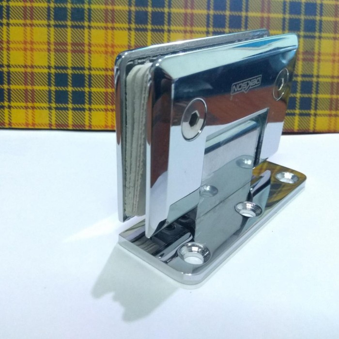 Jual [Ori] Engsel Shower Hinge Dekson Kaca Ke Tembok Single Baut Engsel ...