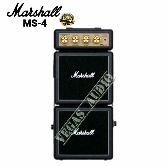 Jual [Ori] Marshall Ms4 Micro Stack Mini Guitar Amplifier Original Bisa Gojek | Shopee Indonesia