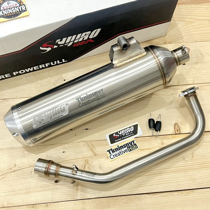 Jual Termurah Knalpot Shijiro City Runner Vario 160 Full Stainless ...