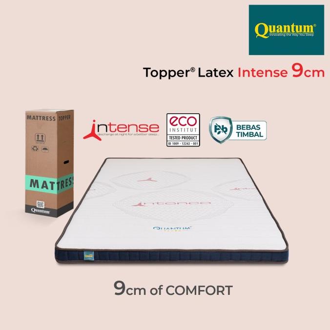 Jual Quantum Latex Topper 9cm Intense Mattress - Kasur Springbed Spring Bed | Shopee Indonesia
