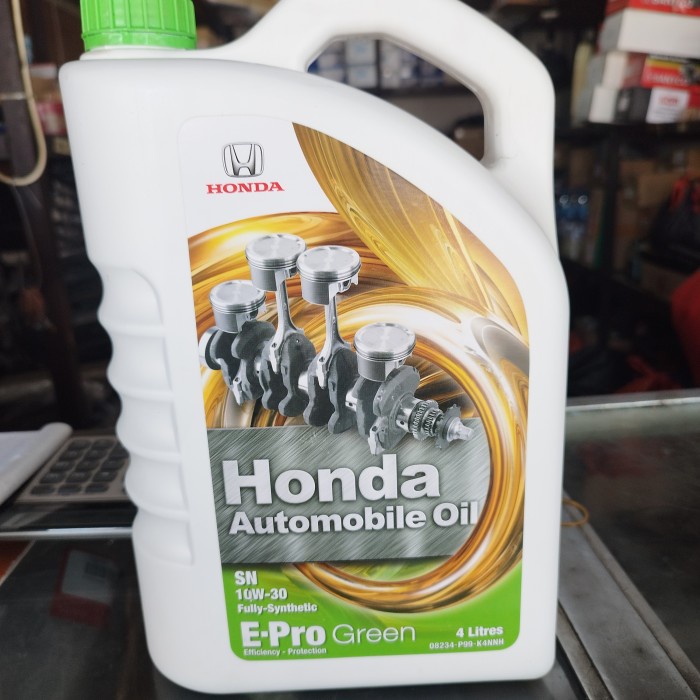 Jual Oli Mesin Mobil Honda Epro E-pro Green SAE 10W 30 4 liter Original best | Shopee Indonesia