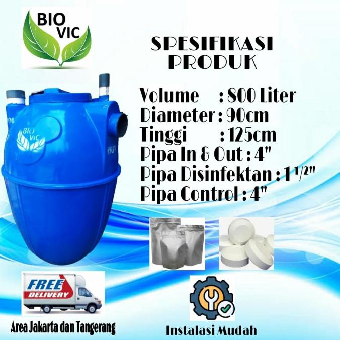 Jual Septic Tank Bio, BioTech, Biofil, BioTank, BIOVIC, Volume 800 ...