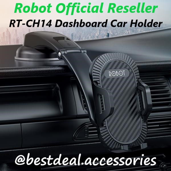 Jual ms01 Robot RT-CH14 Dashboard Car Holder Automatic Lock (new Model ...