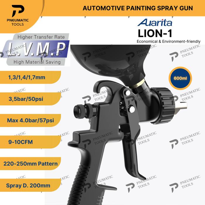 Jual Spray Gun Auarita Lion-1 Lvmp Original - Environmental Spray Gun ...