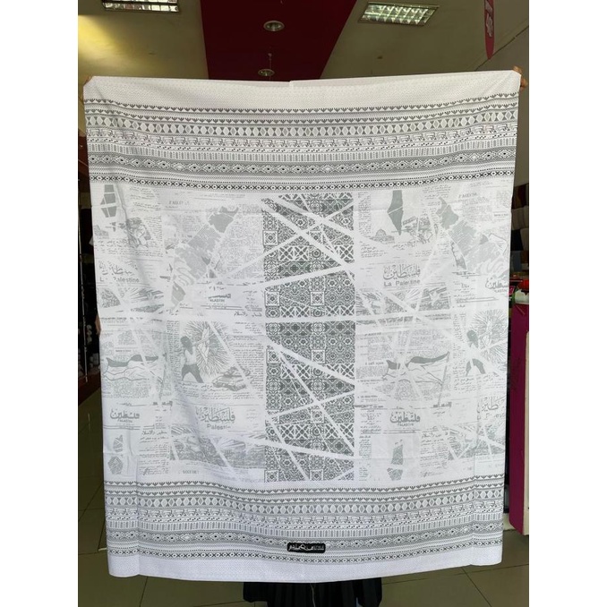 Jual NEW PRODUK SARUNG RABBANI PALESTINA MABA WARNA PUTIH HITAM RABANI ...