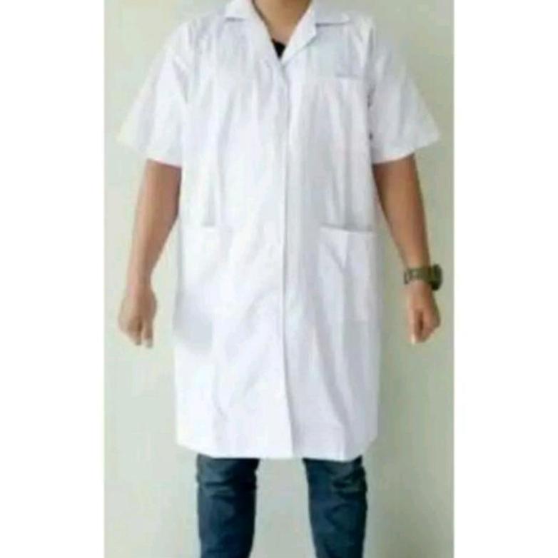 Jual New! JAS LABORATORIUM TANGAN PENDEK/ JAS PRAKTEK / JAS LAB PRAKTEK ...