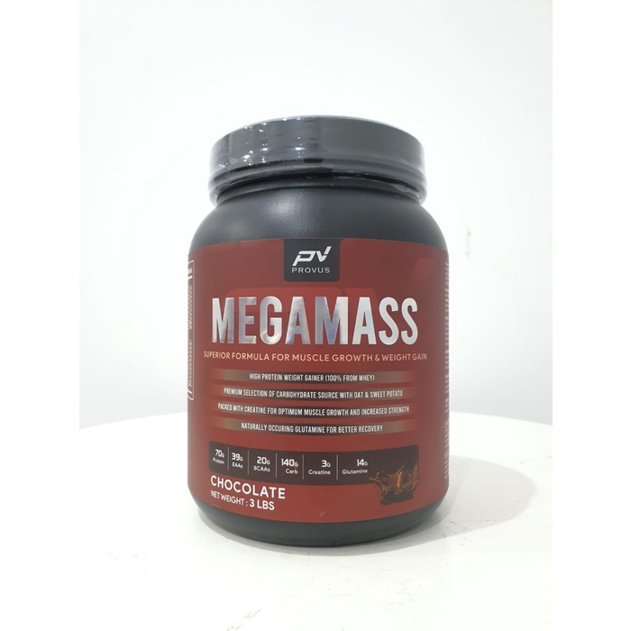 Jual Provus Megamass Gainer 3 Lbs Weigth Gain Mega Mass 3Lbs Susu ...
