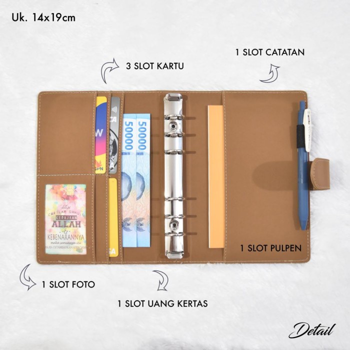 Jual BINDER A6 CUSTOM NAMA / CUSTOM LOGO / BUKU HARIAN / BUKU CATATAN ...