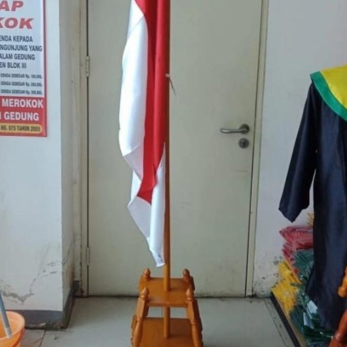 Jual FLASH SALE TIANG BENDERA PATAKA + BENDERA MERAH PUTIH ...