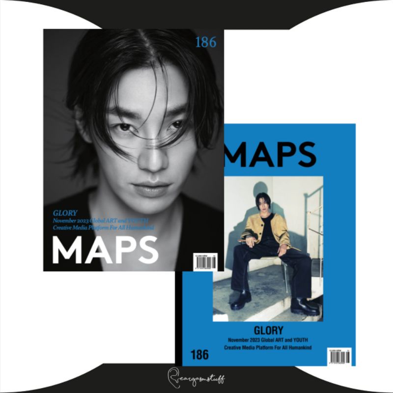 Jual SUPER MAPS MAGAZINE NOVEMBER 2023 KIM YOUNGKWANG / SWF 2 LADY ...