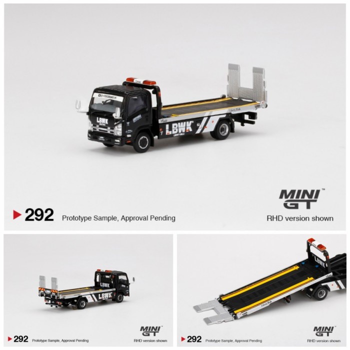 Jual Termurah Minigt 292 Isuzu N-Series Vehicle Transporter Lbwk Black ...